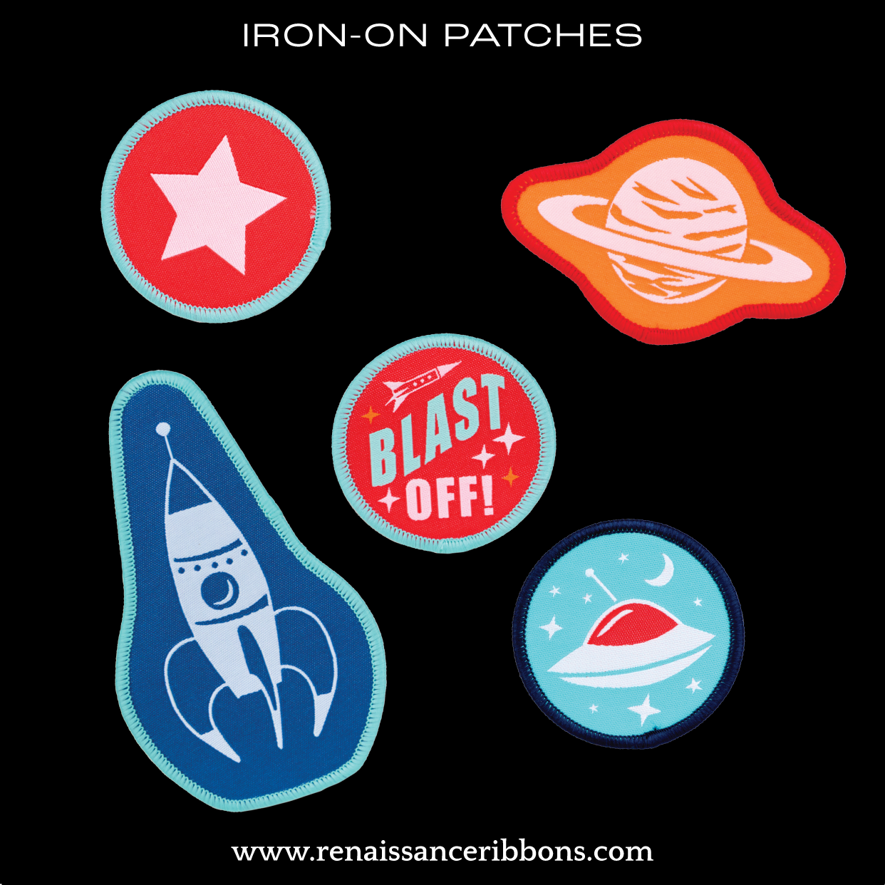 3, 2, 1... Blastoff - Patch Set 1 – Renaissance Ribbons