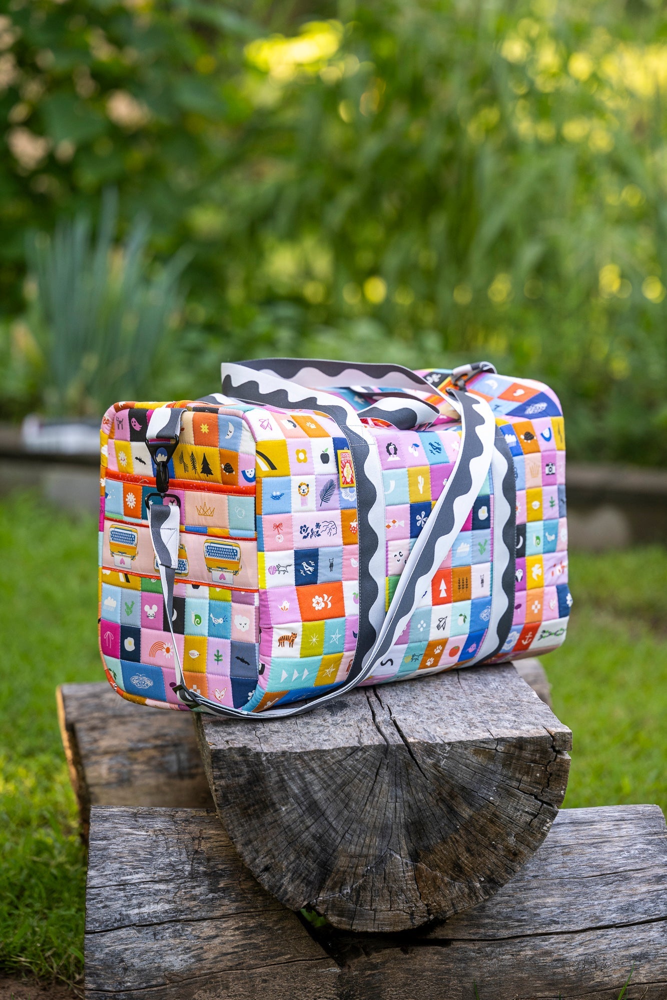 Ruby Star Kit Club - Patchwork Duffle in Selvedge Magic – Renaissance ...