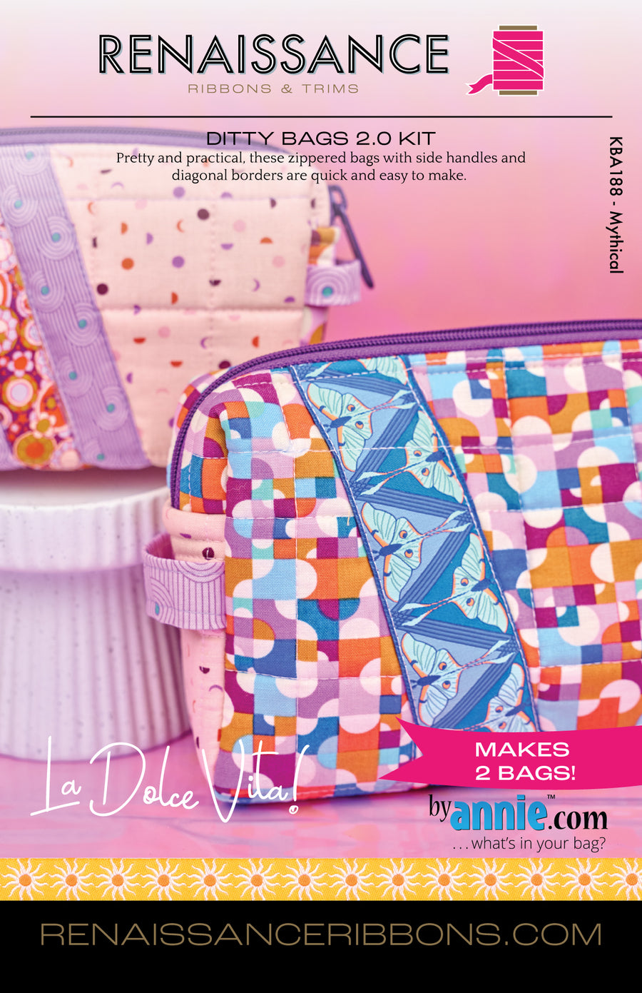 Sewing Kit Patterns, Fabric & Ribbons - Renaissance Ribbons ...