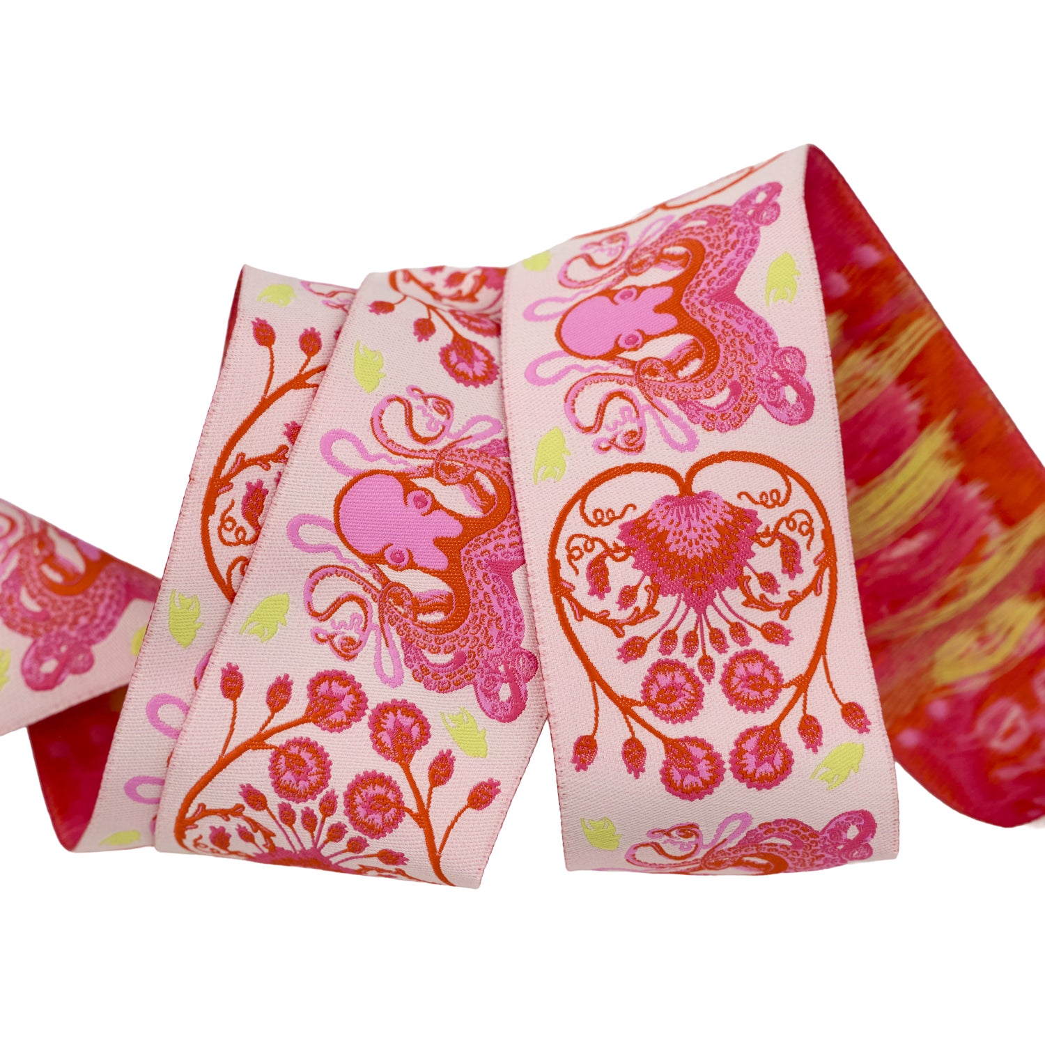 Floral Reef - Octogarden in Coralline - 1-7/8" width - by Tula Pink ...