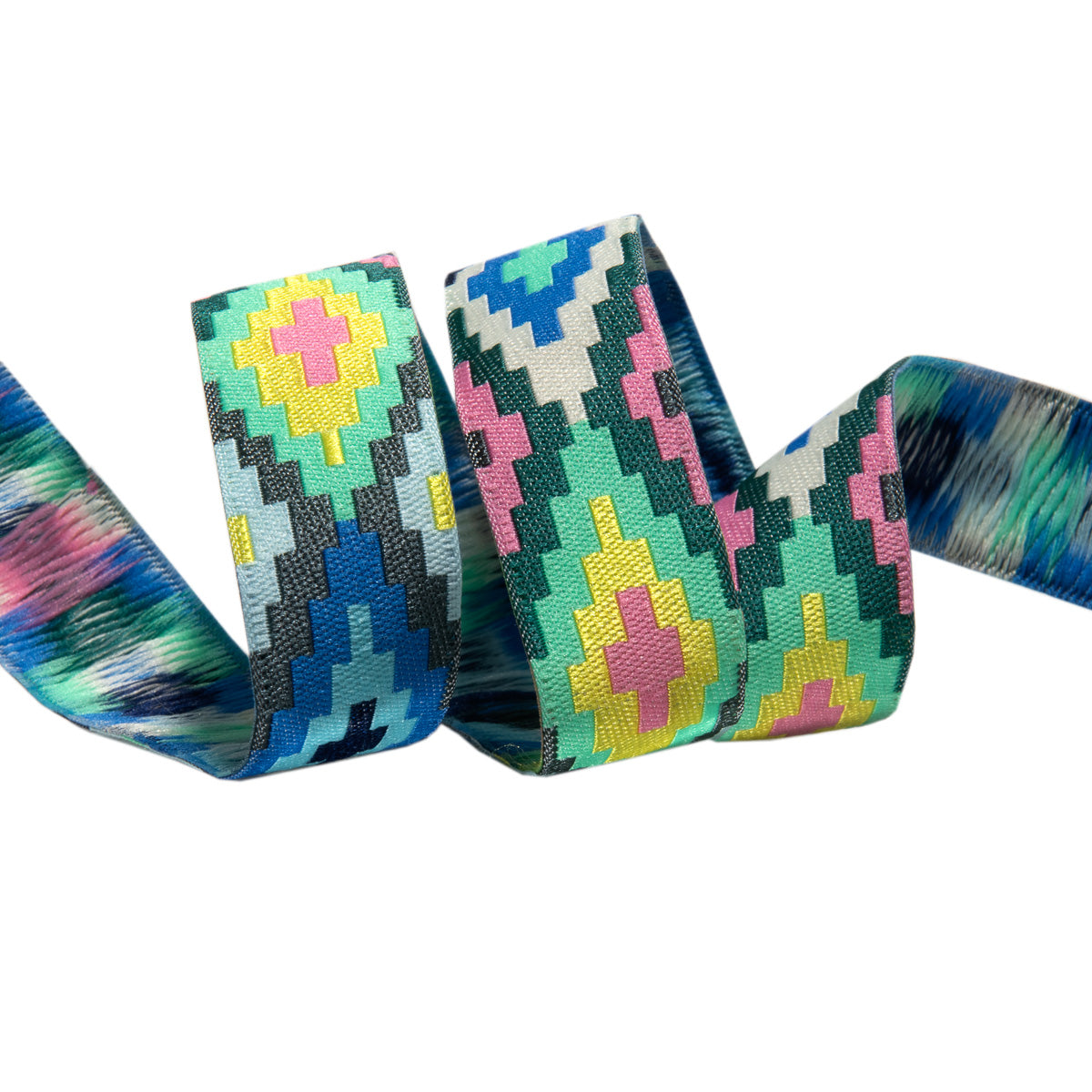 Blue Spirit Weave Ribbon by Amy Butler - 7/8" -by the yard ...