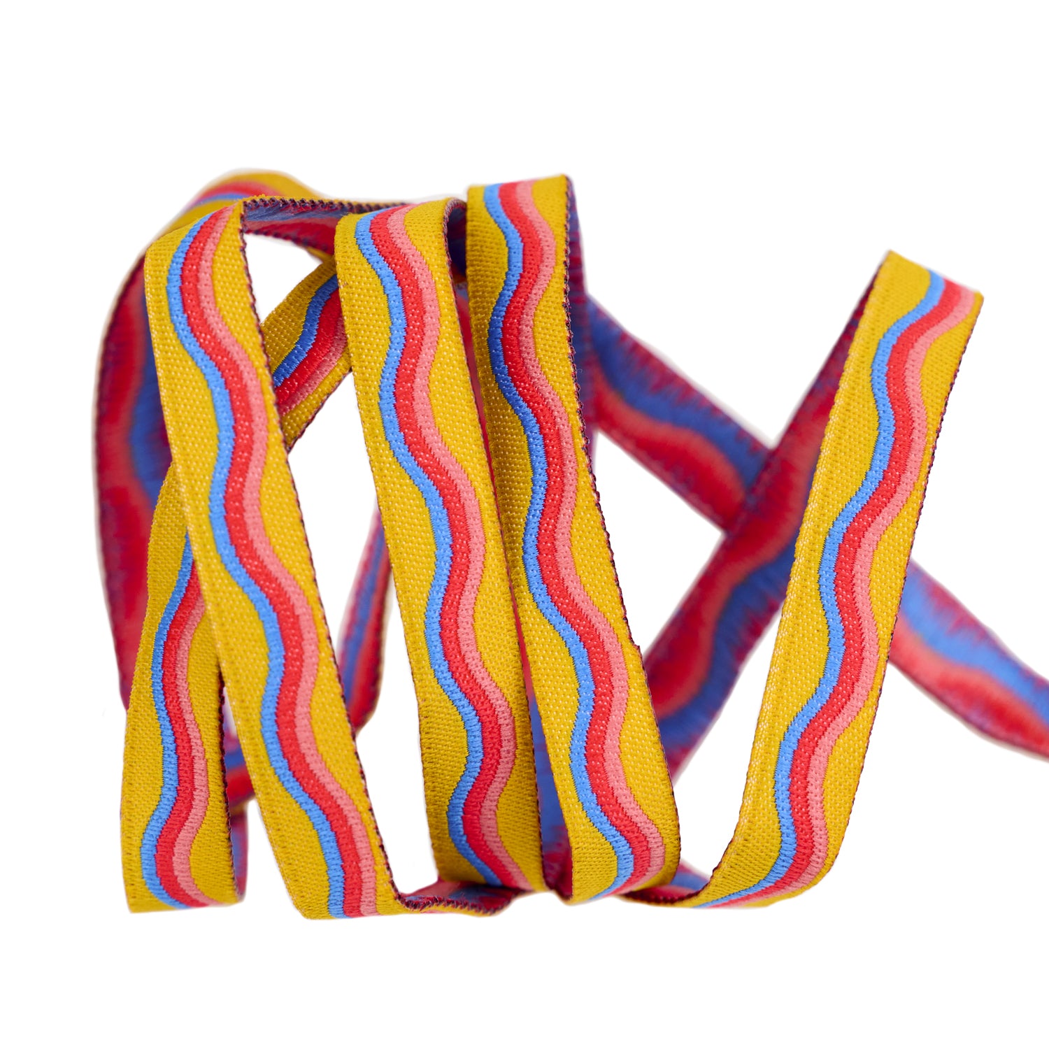 Playful - Wavy - 3/8" width - by Renaissance Ribbons - One Yard